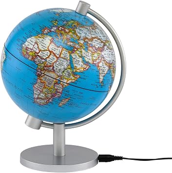 Amazon.com: Stellanova Illuminated Political Blue Ocean 5" Globe : Toys ...