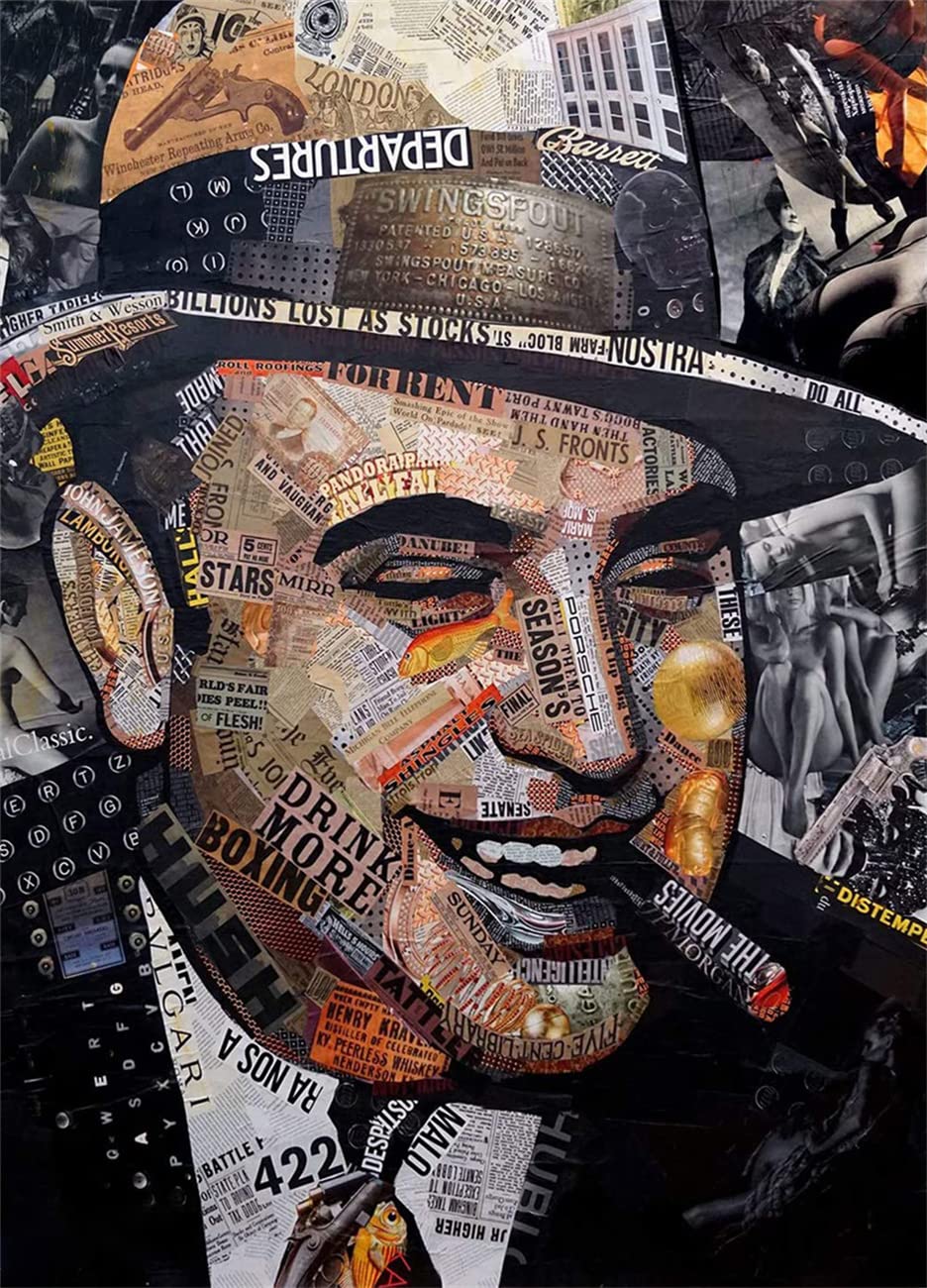 Amazon.com: Al Capone Poster Wall Art Mafia Gangster Canvas Mob ...