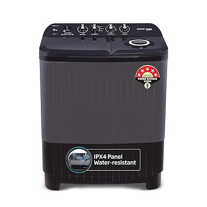 Voltas beko, A Tata Product 9 kg 5 Star Semi-Automatic Twin Tub Top ...