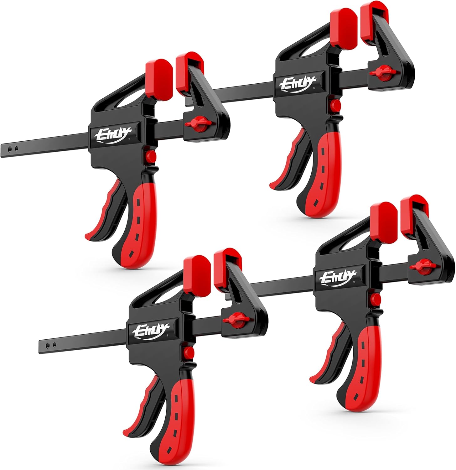 EHDY Bar Clamps for Woodworking, 6 Inch One-Handed Clamp/Spreader ...