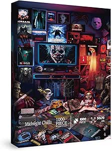 Amazon.com: Horror Puzzle Movie Puzzles 1000 Pieces for Adult, Scary ...
