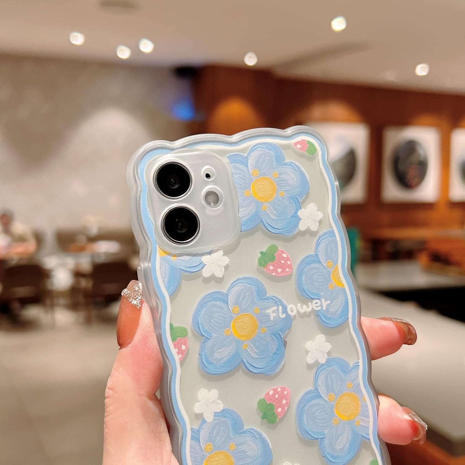SZXYCZL Funda compatible con iPhone 15 Pro Max, bonito diseño floral de ...