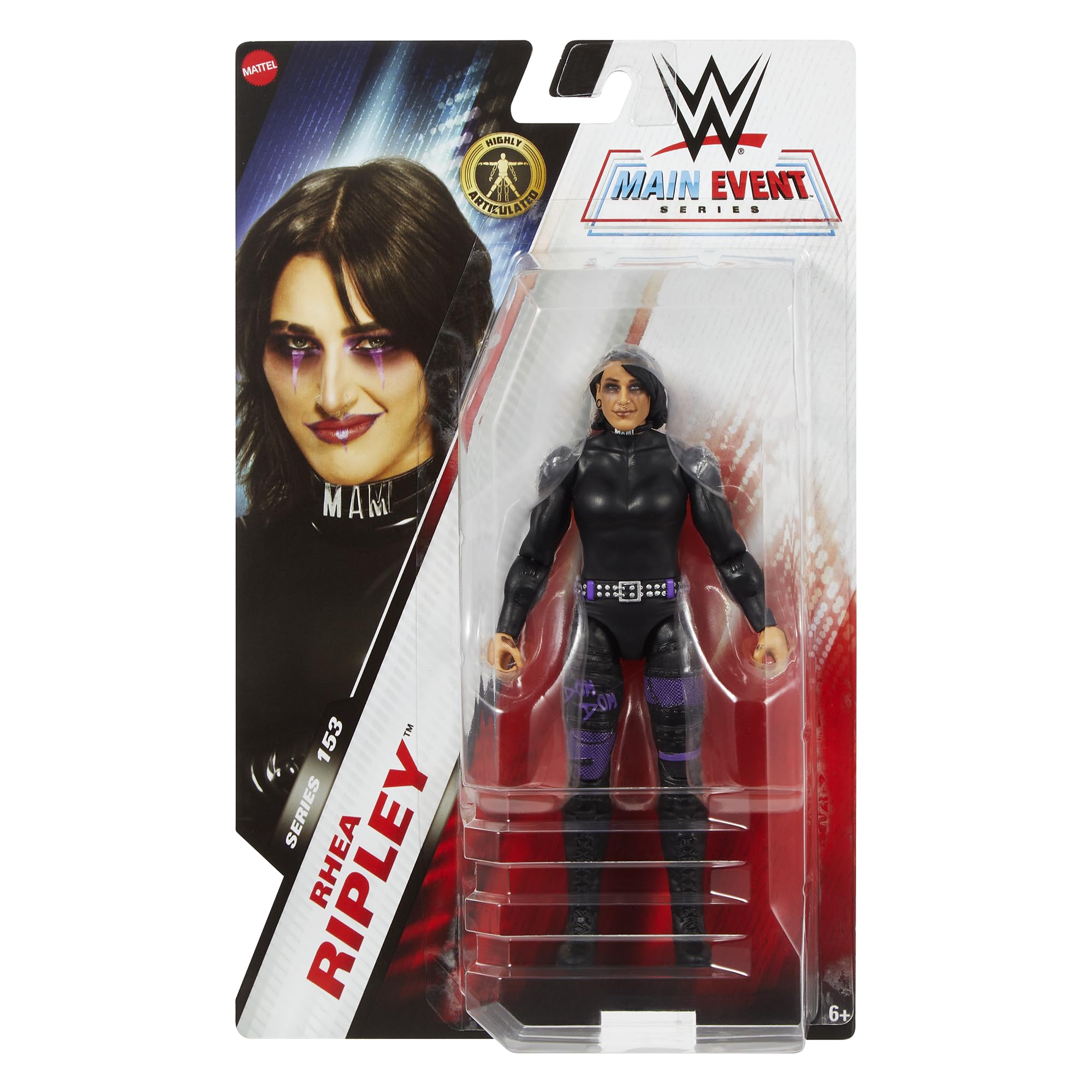 Snapklik.com : Rhea Ripley - WWE Main Event 153 Toy Wrestling Action Figure