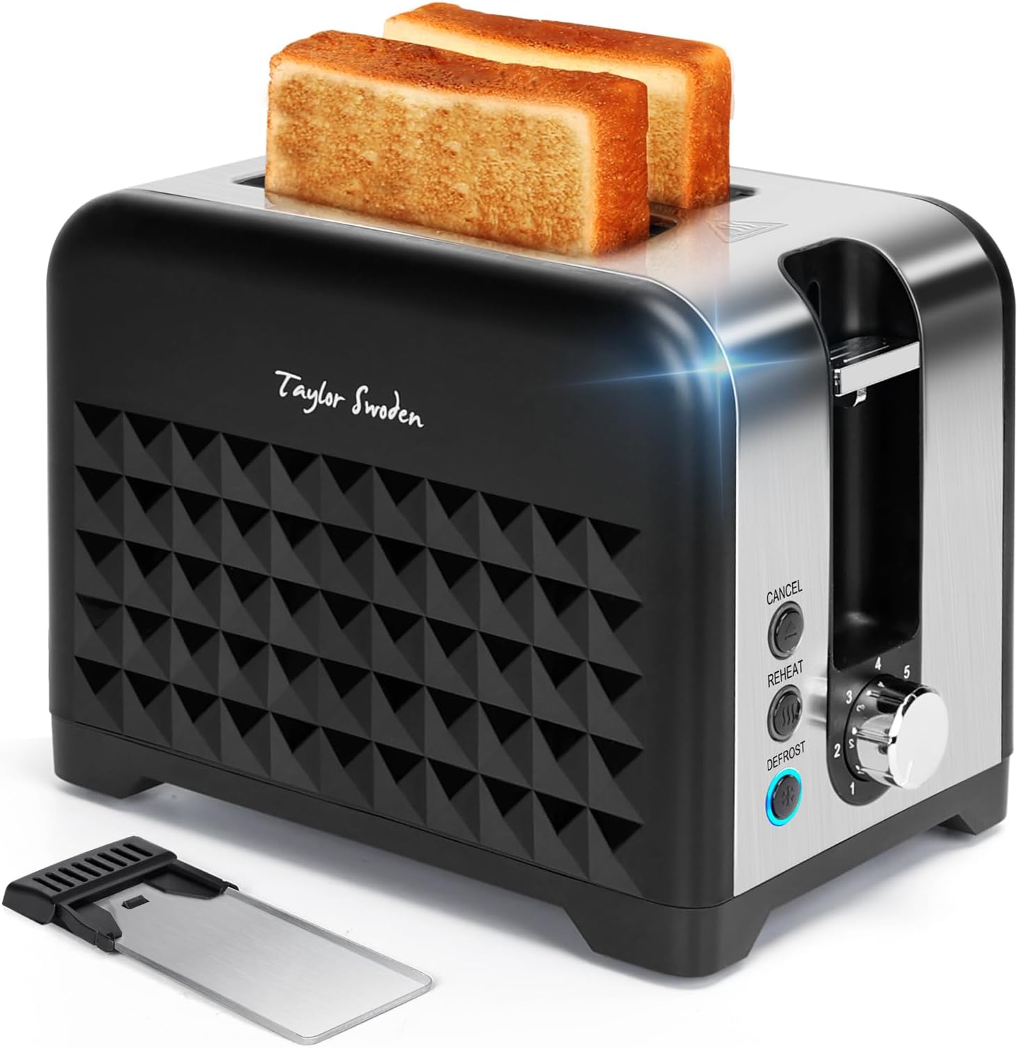 Cecotec Toaster Toast&Taste Extra W, 1000W, Doppelter XL-Schlitz für ...