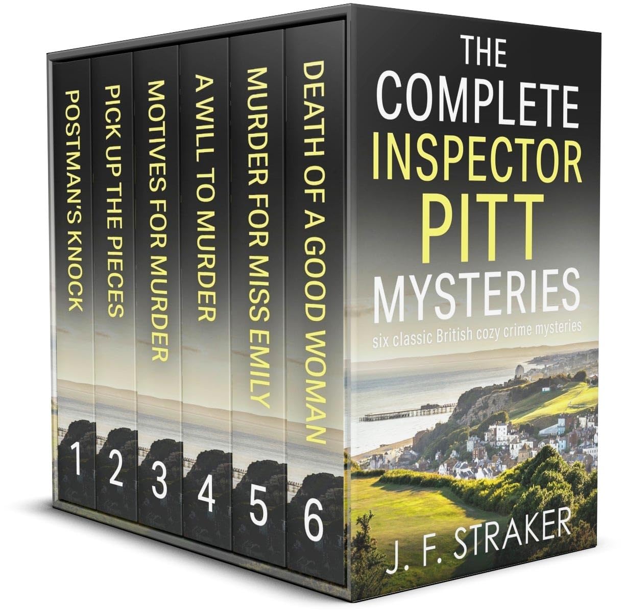 THE COMPLETE INSPECTOR PITT MYSTERIES BOOKS 1-6 six classic British ...