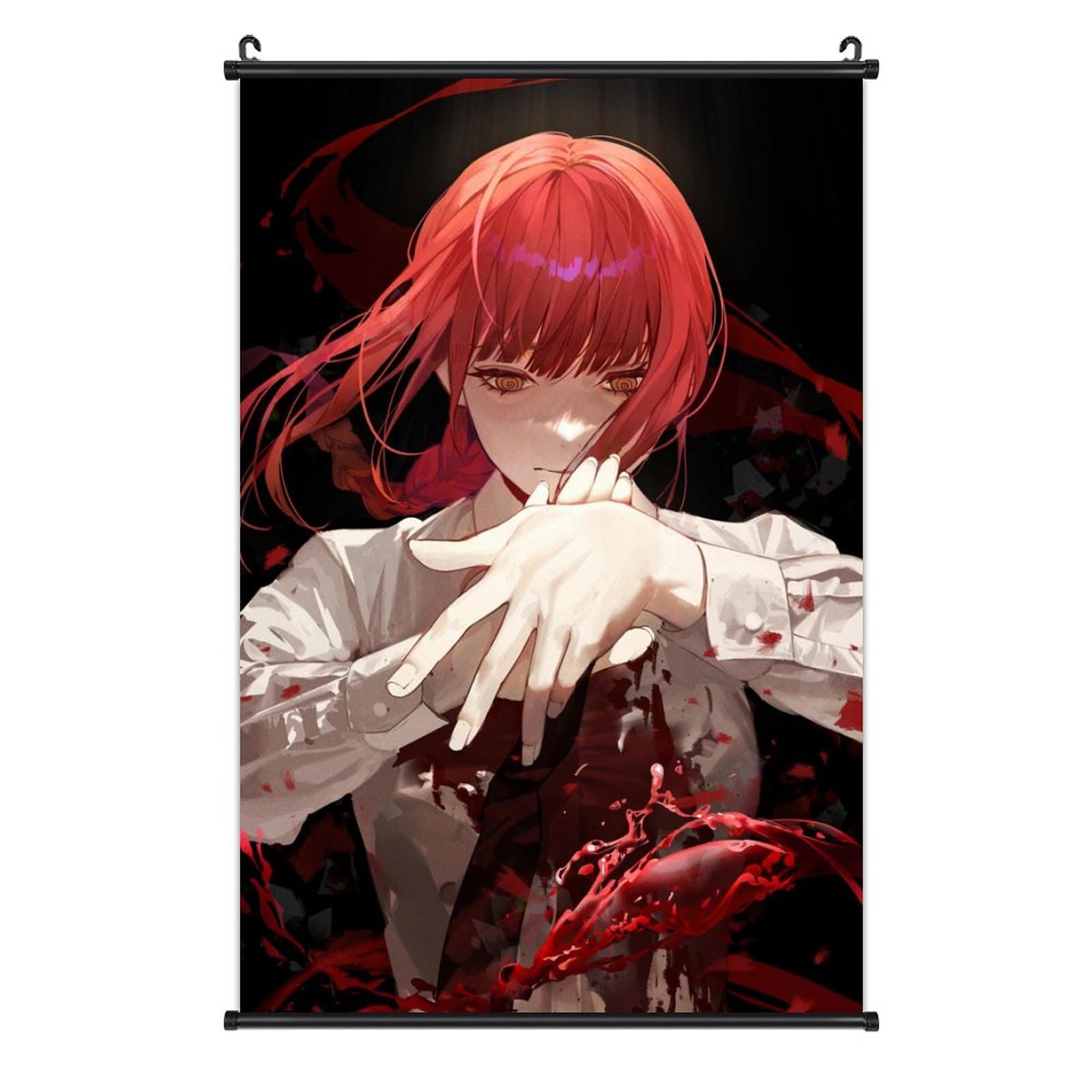 Amazon.com: Anime Poster Makima Posters Wall Fabric Scroll Poster Art ...