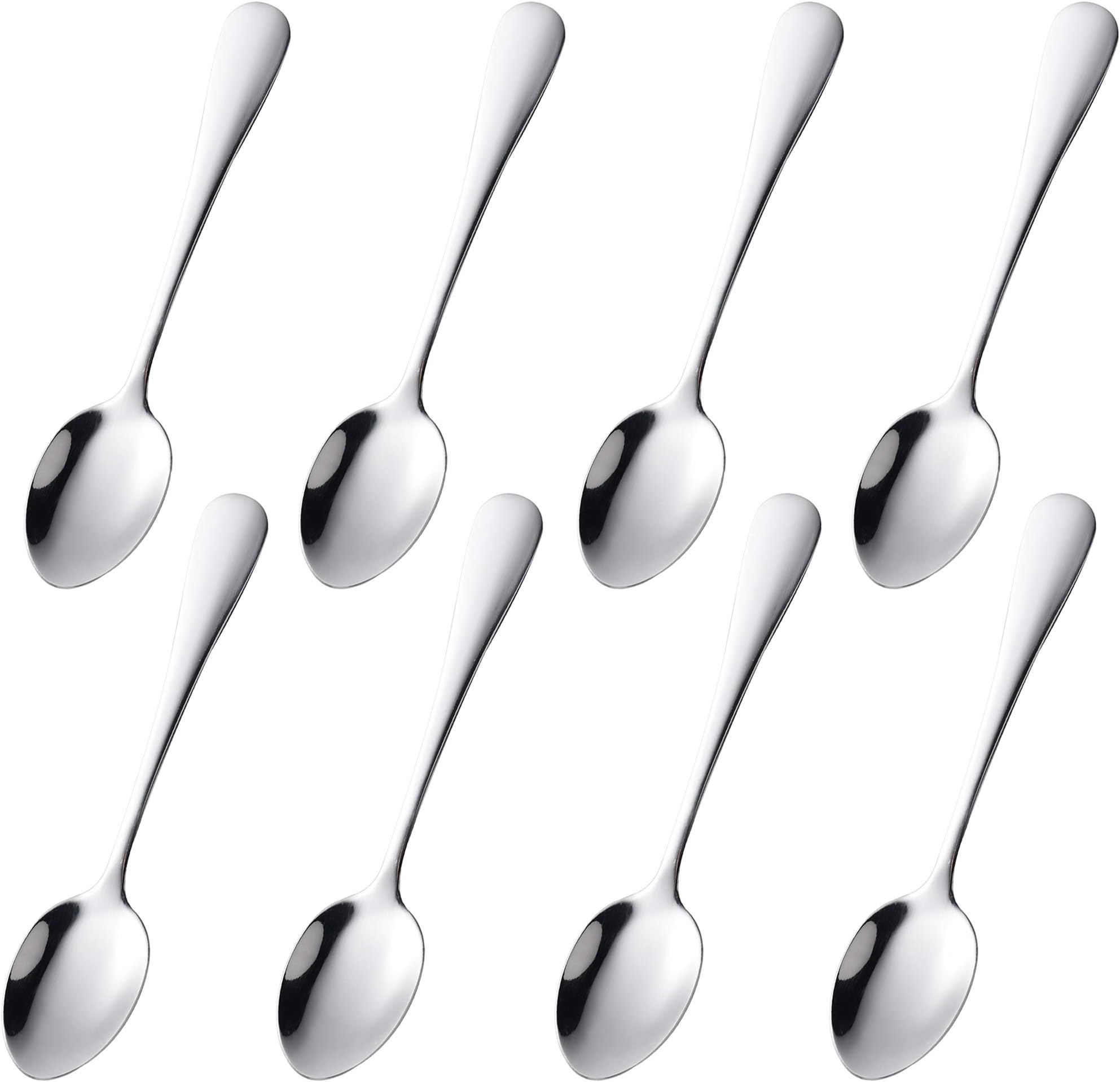 Boiled Egg Spoons Set of 4 Espresso Spoons Small Spoons for Tea Coffee ...