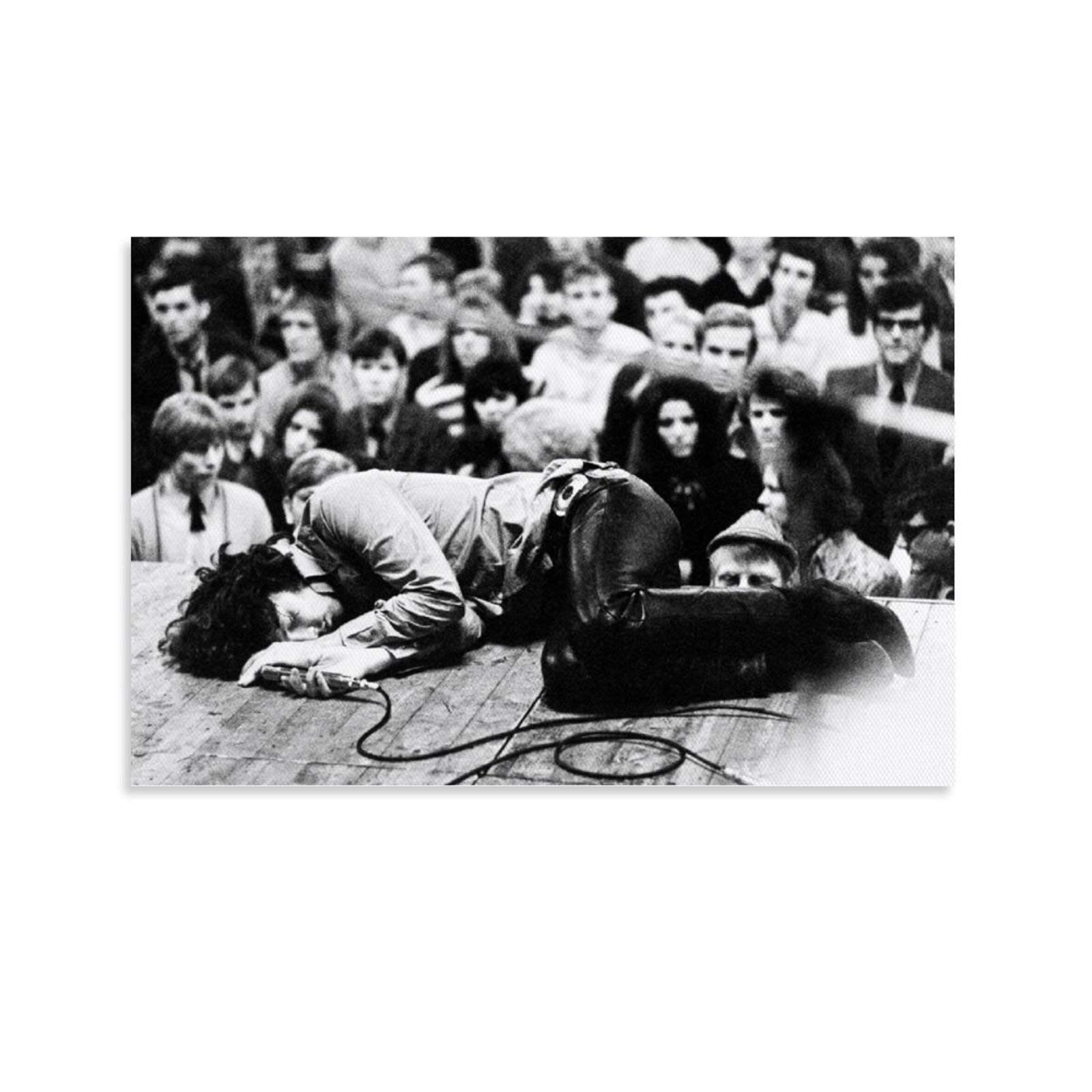 Jim Morrison Laying On Stage