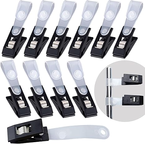 Amazon.com : Isslly 10 PCS Plastic Garden Flag Clips, Lawn Yard Flag ...