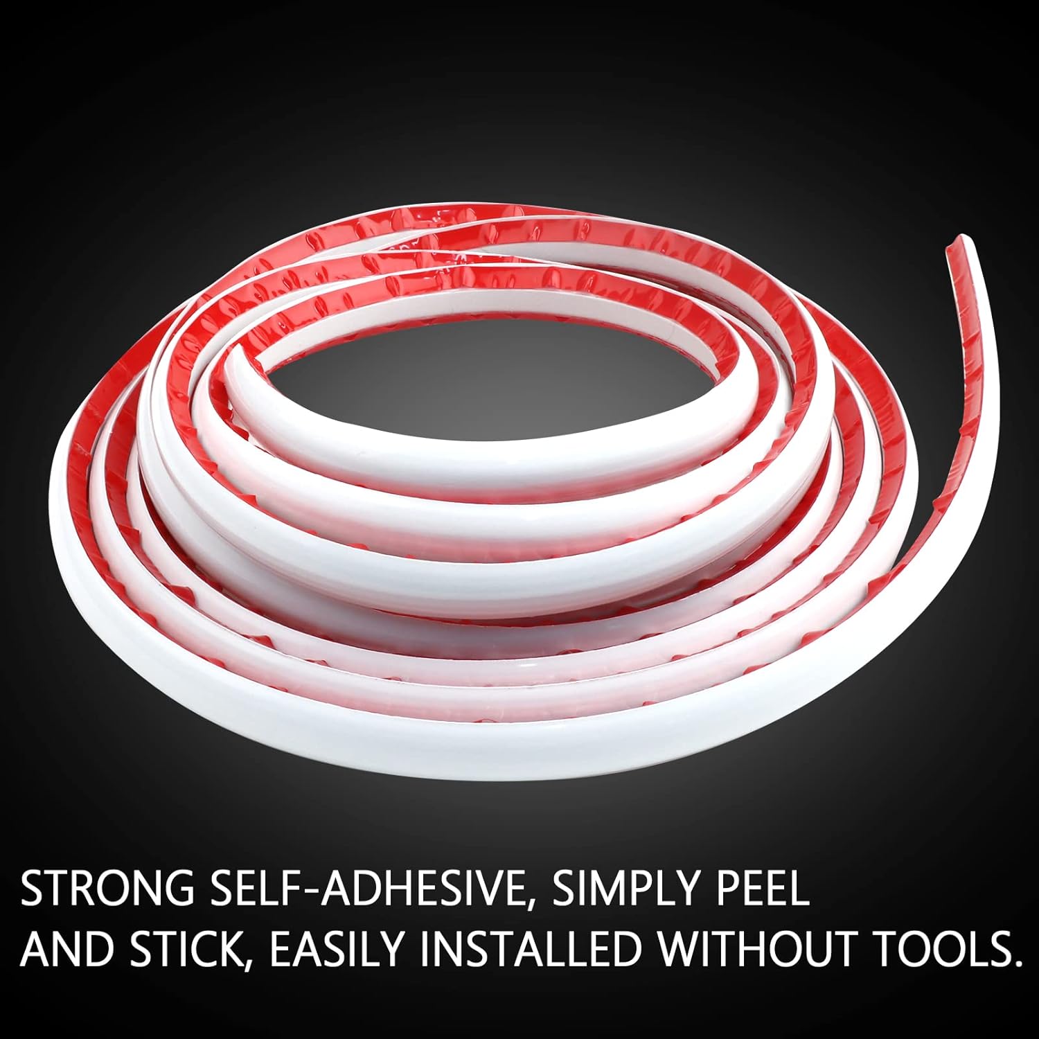 Buy Flexible Quarter Round Molding Self Adhesive, 3 Meter Peel and ...