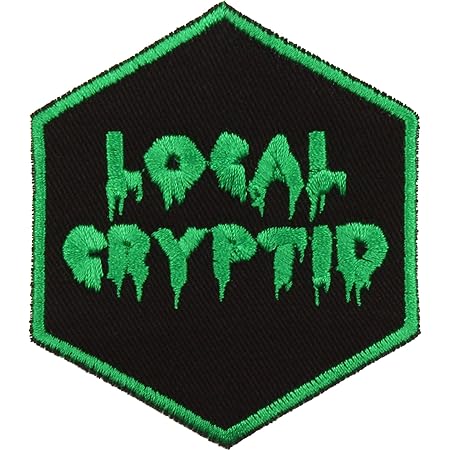 Amazon.com: Local Cryptid Iron-On Patch - Made in The USA - Green ...