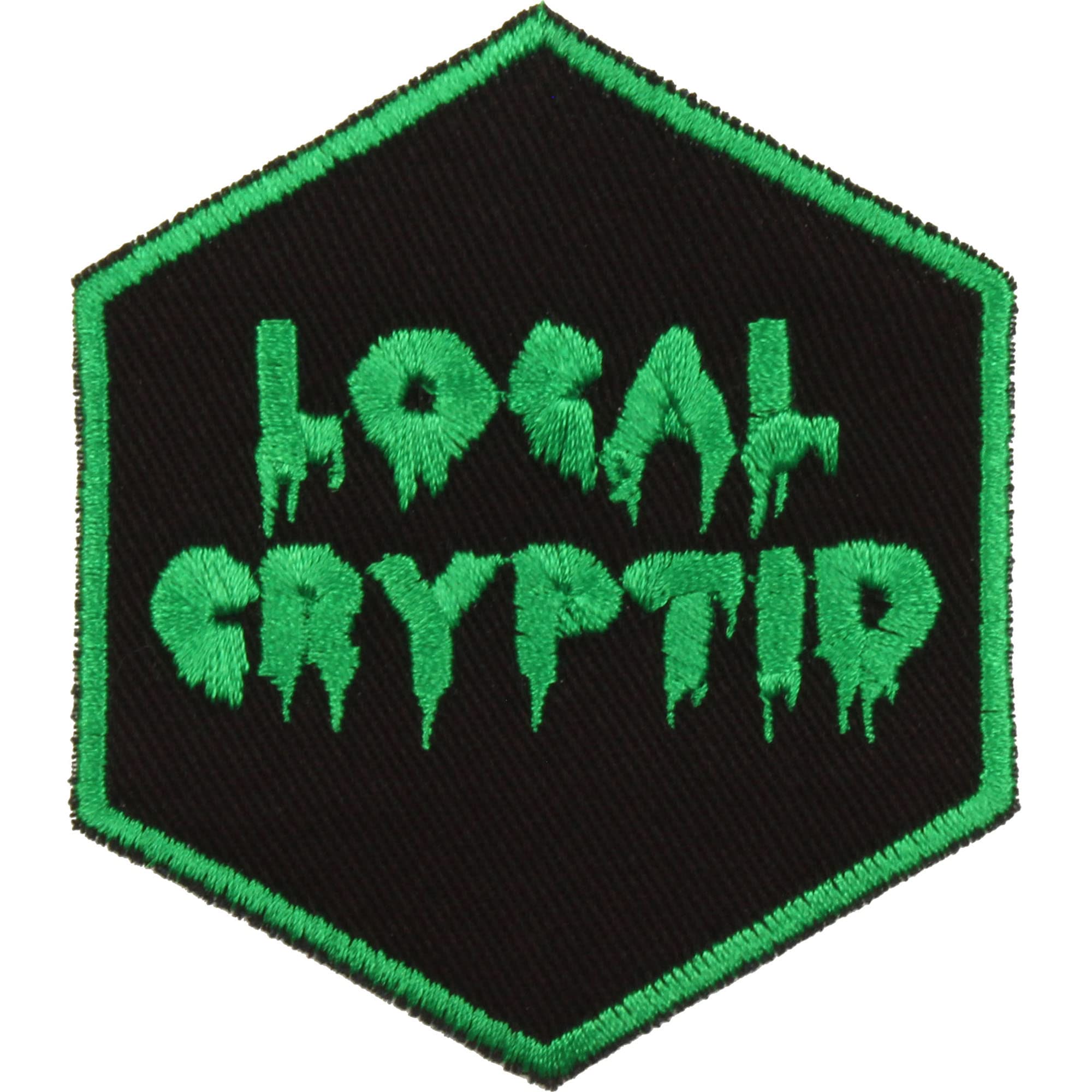 Amazon.com: Local Cryptid Iron-On Patch - Made in The USA - Green ...