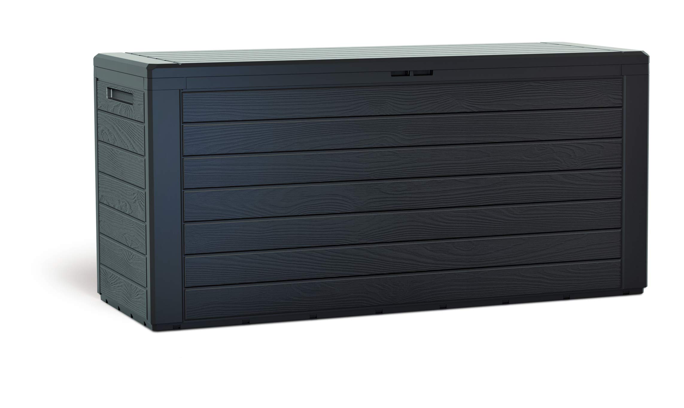 URBNLIVING 280L Horizontal Line Wood Design Weatherproof Outdoor Patio ...