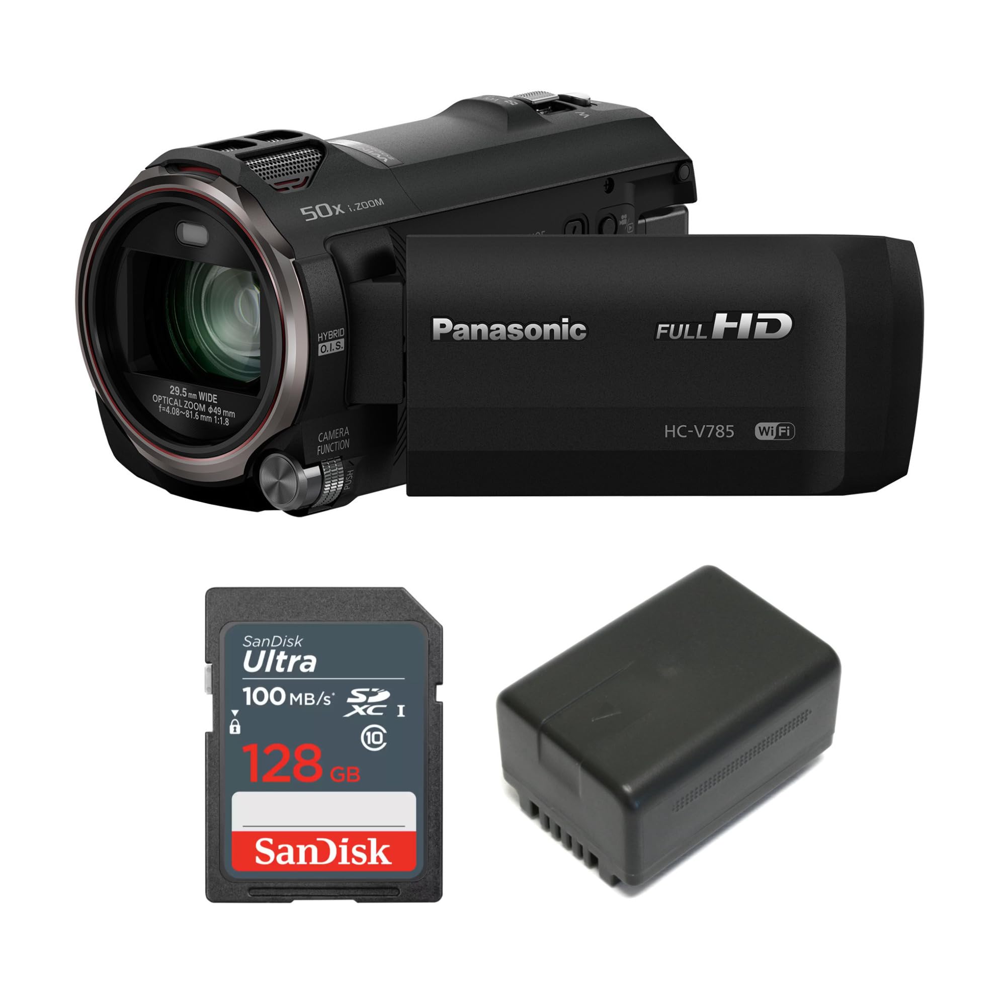 Snapklik.com : Panasonic HC-V785K Full HD Video Camera Camcorder