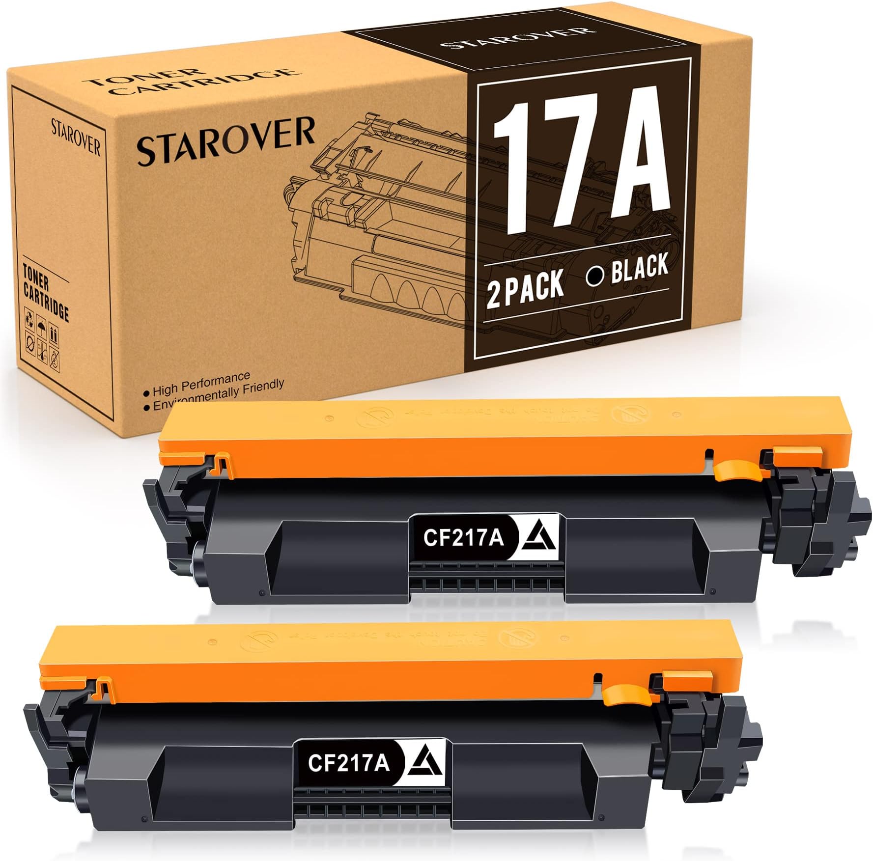 HP CF217A 17A Original LaserJet Toner Cartridge, Black, Single Pack ...