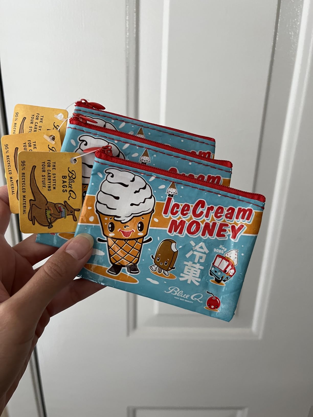 Amazon.com: Blue Q Coin Purse, Ice Cream Money. Made from 95% recycled ...