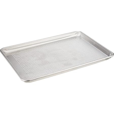 Amazon.com: NUCU Artisan Professional Perforated Aluminum Baking Sheet ...