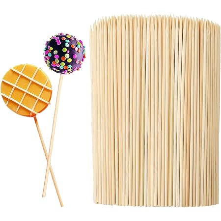 YOUYIKE 100 Pièces Bâtonnet Pop Cake, Longueur 15cm Bâton Sucette ...