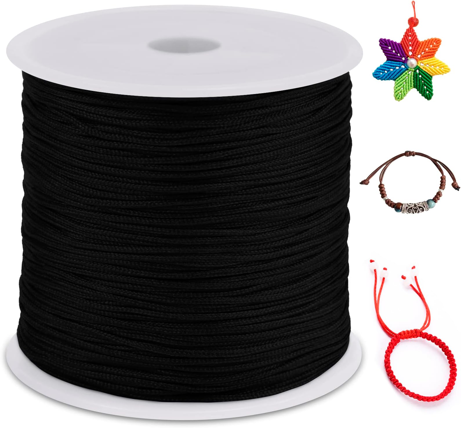 Amazon.com: 110 Yards 0.8mm Black Nylon String Nylon Thread Wind Chime ...