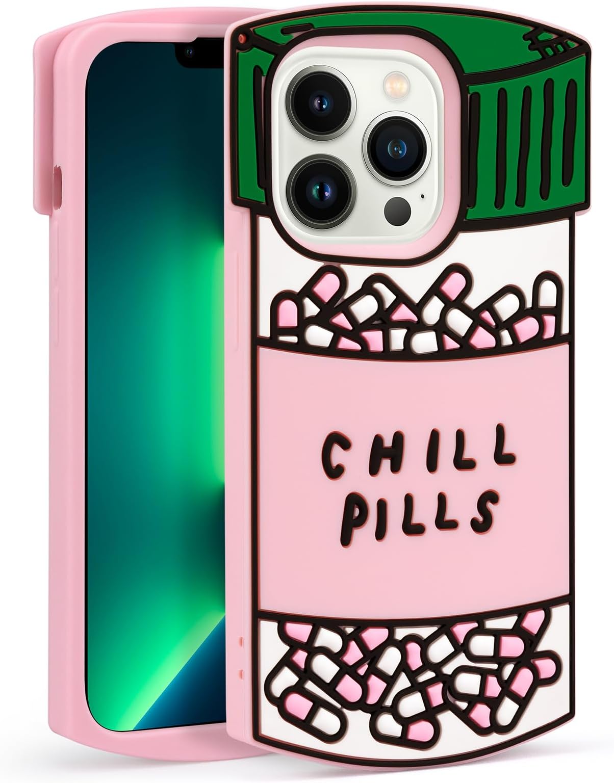Amazon.com: Dumkery Cute Case Compatible with iPhone 14 Plus Chill ...