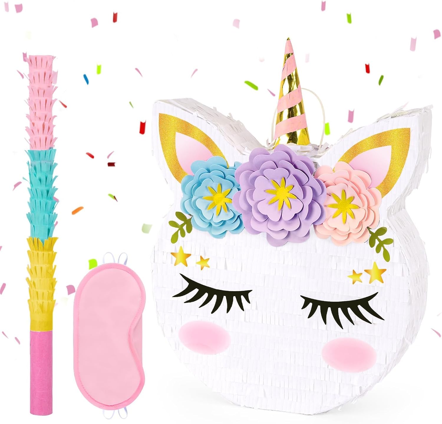 Amazon.com: WERNNSAI Unicorn Piñata - Unicorn Party Supplies Piñata ...