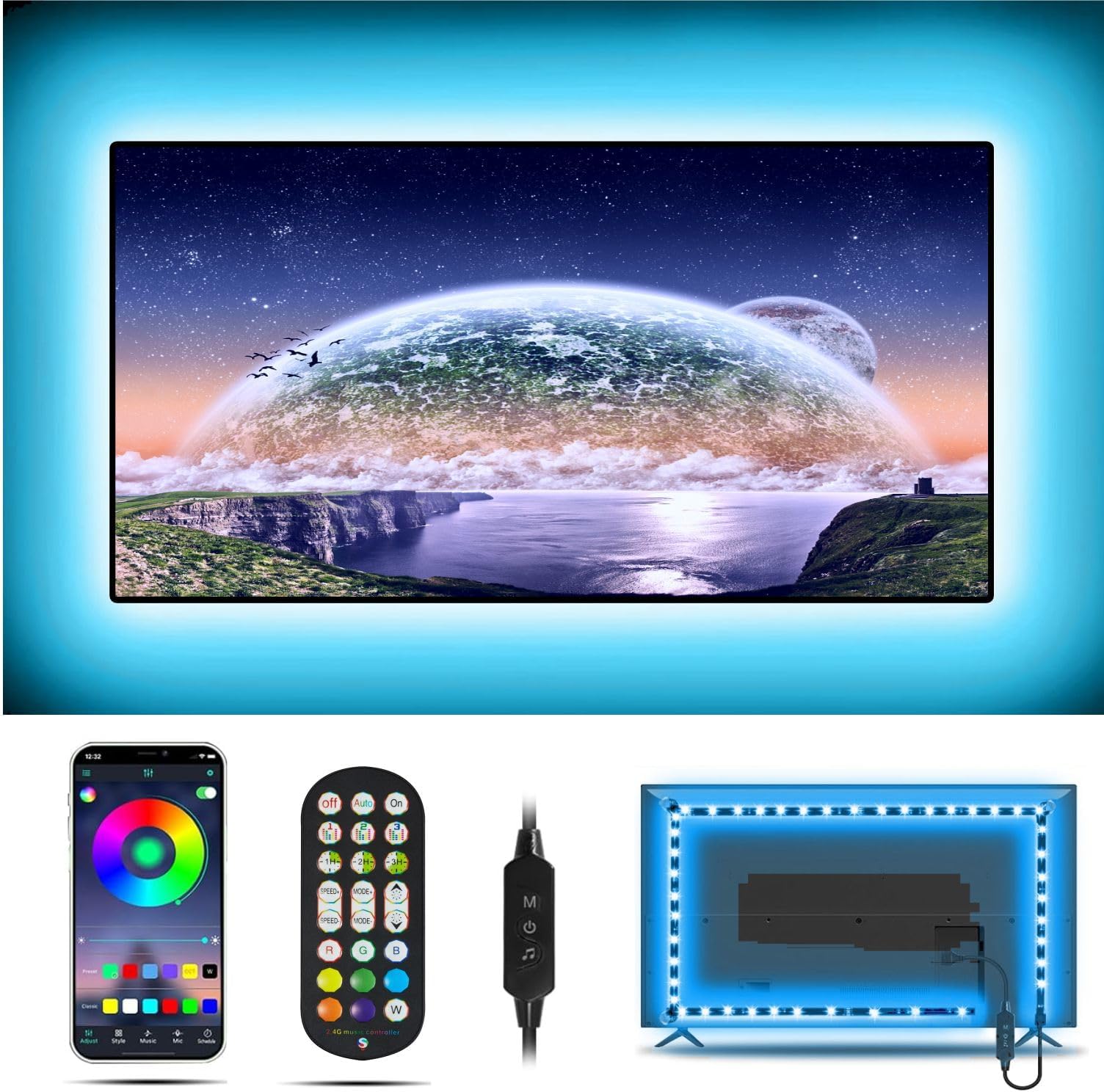 Amazon.com: Govee AI Sync Box Kit, HDMI 2.0 Support, RGBIC TV LED ...