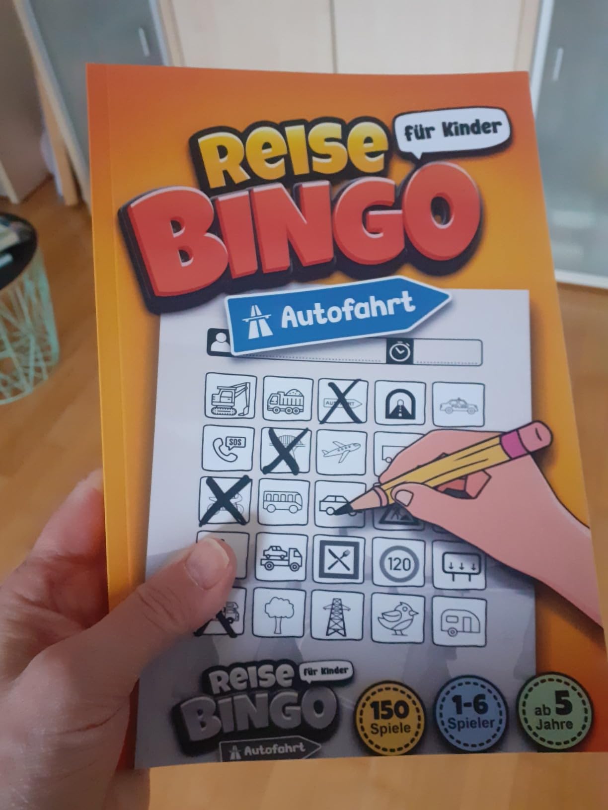 REISE BINGO für Kinder "Autofahrt": 150 Spiele gegen Langeweile auf ...