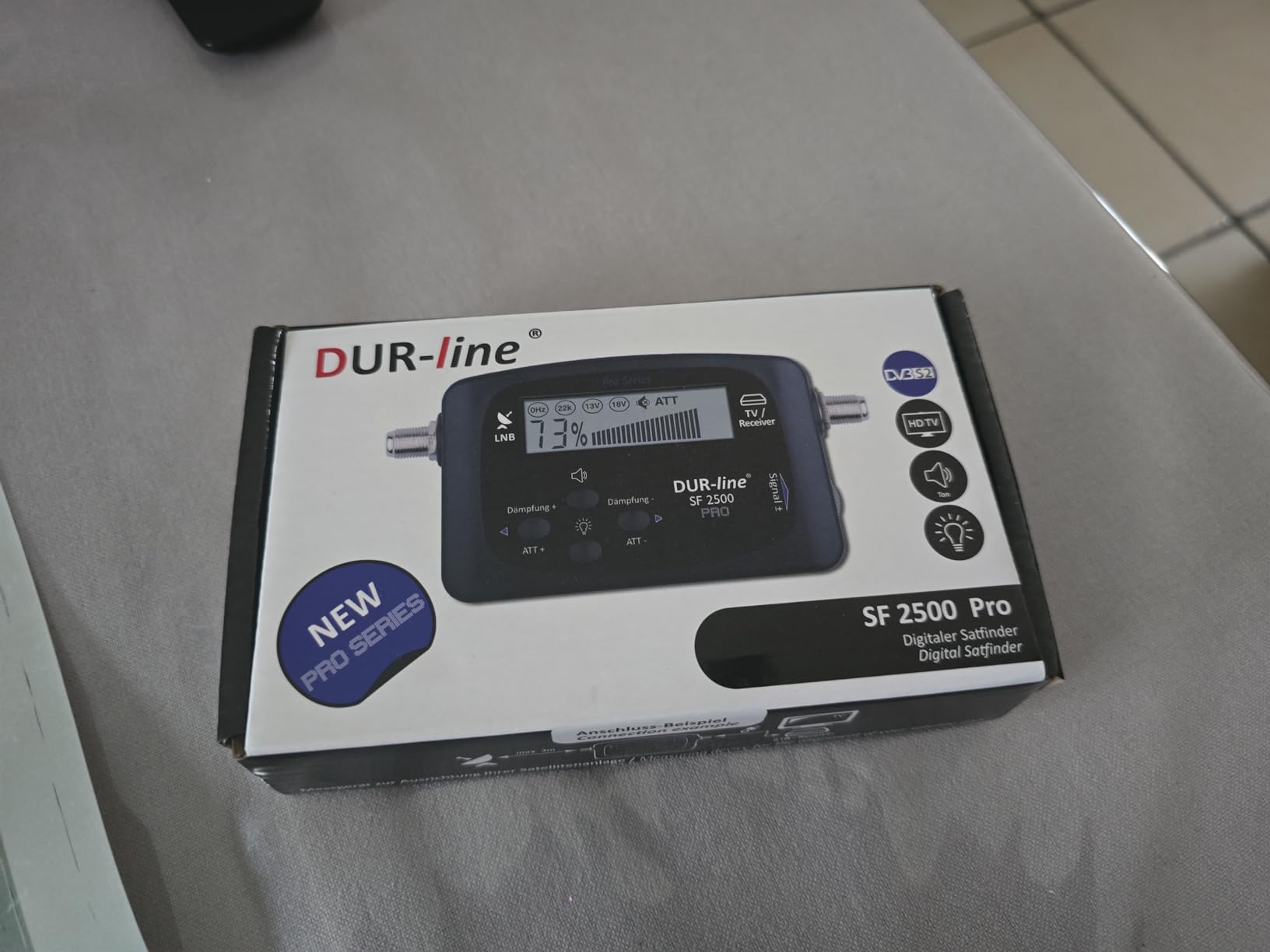 Dur-Line SF 24 x x – Satfinder – Mesure de exakten justierung Vos ...