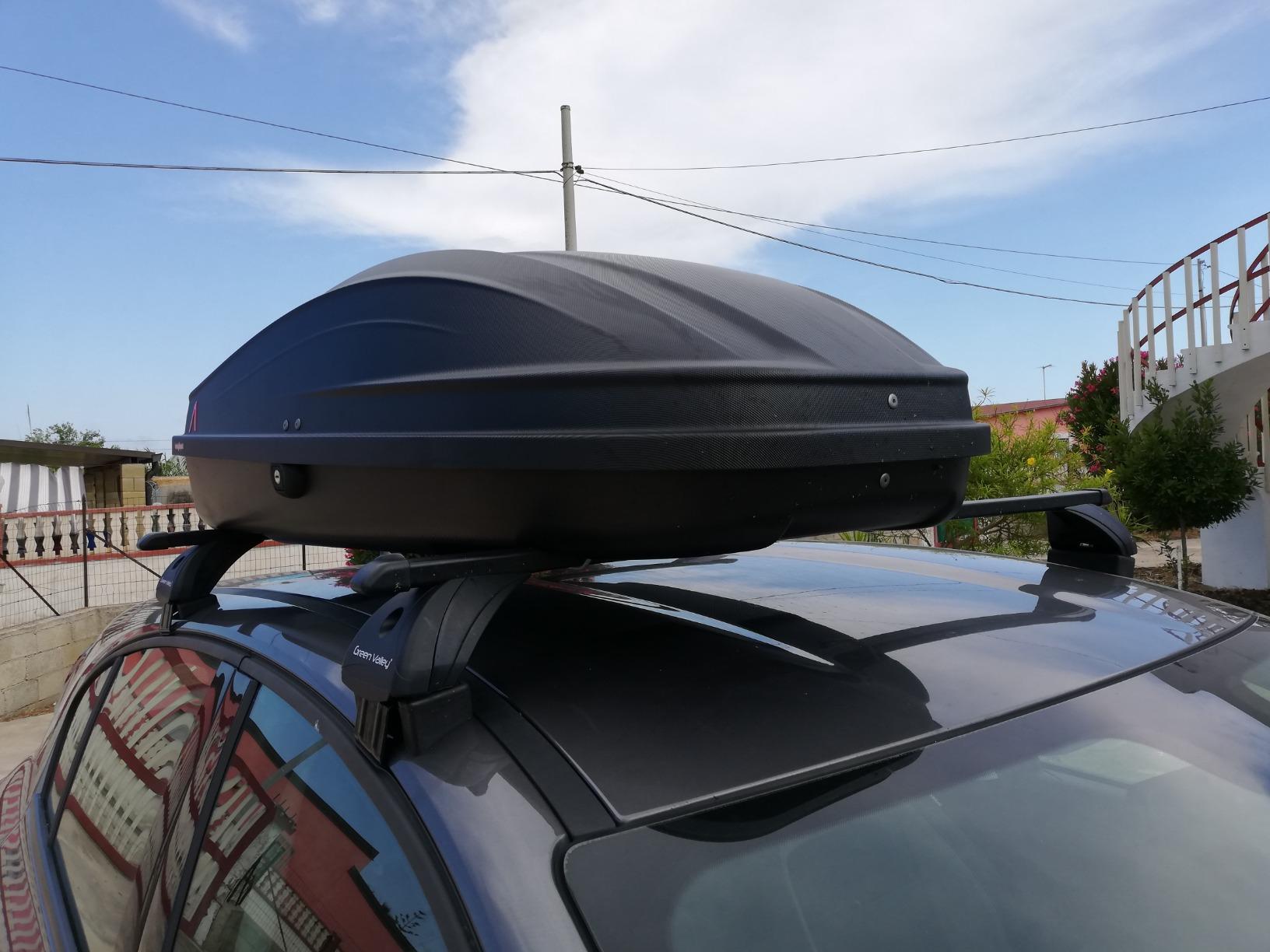 G3 Box Auto PORTATUTTO da Tetto Spark 320 Nero Opaco - Apertura A ...