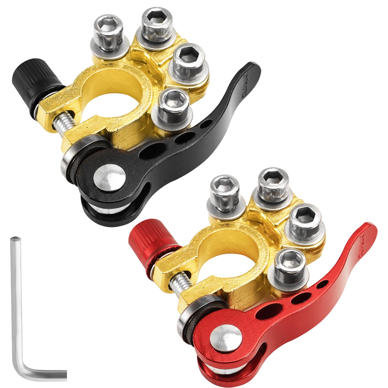 Buy 2pcs Battery Terminals Connectors, Quick Release Battery Terminal ...