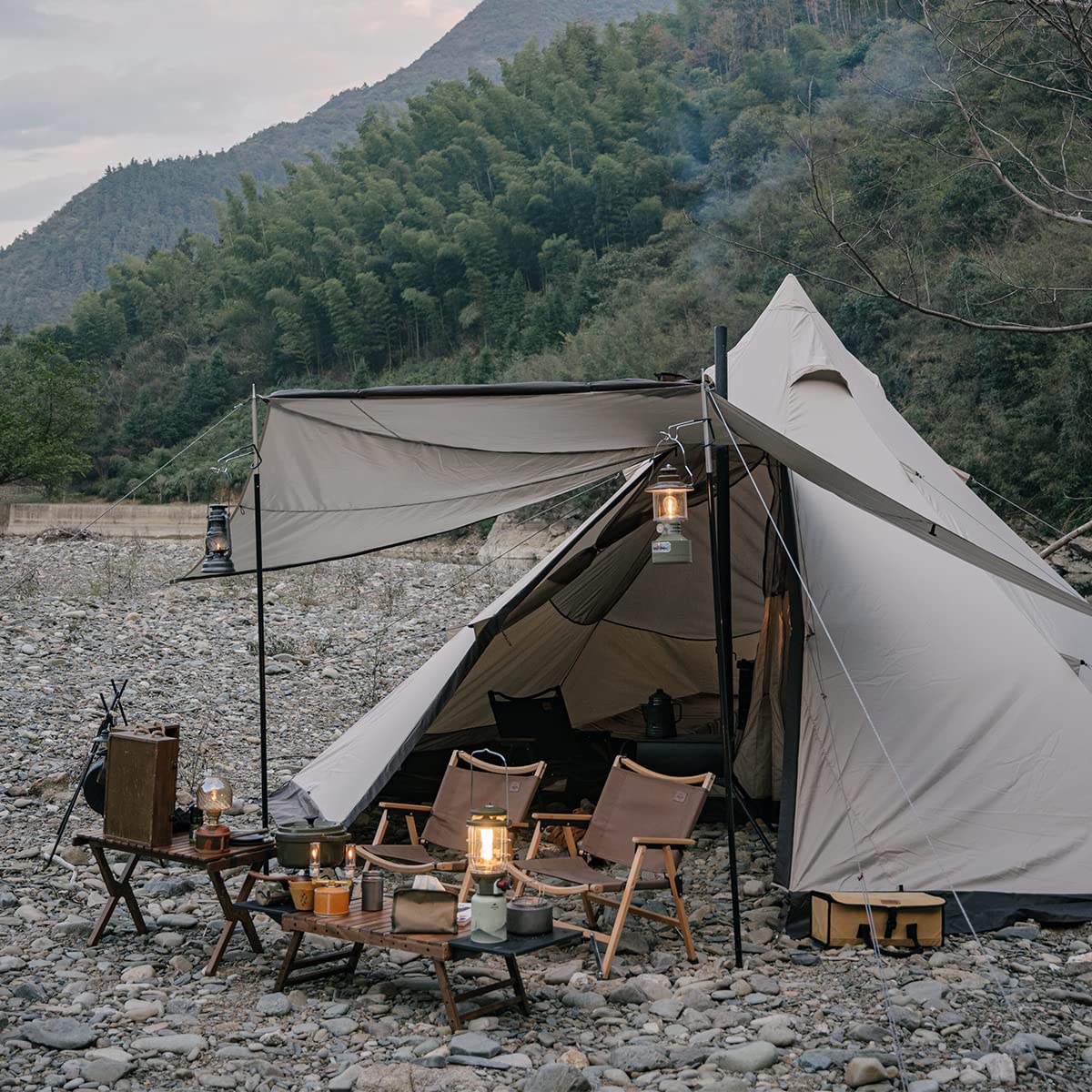 Buy Naturehike Ranch Pyramid Tent - Hexagonal/Octagonal Pyramid Tent ...