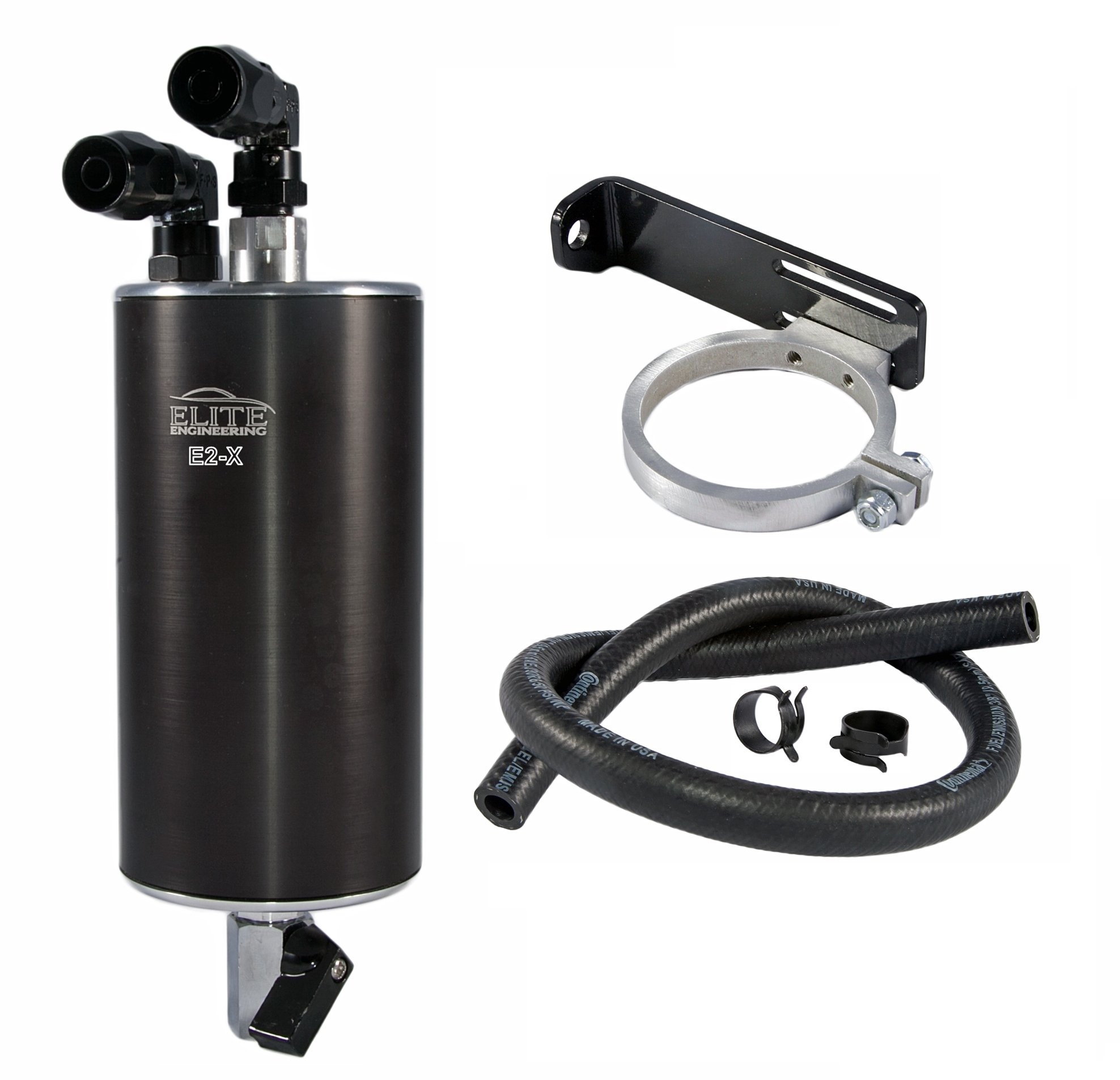 Buy Elite Engineering E2-X PCV Oil Catch Can and Hardware for Single ...