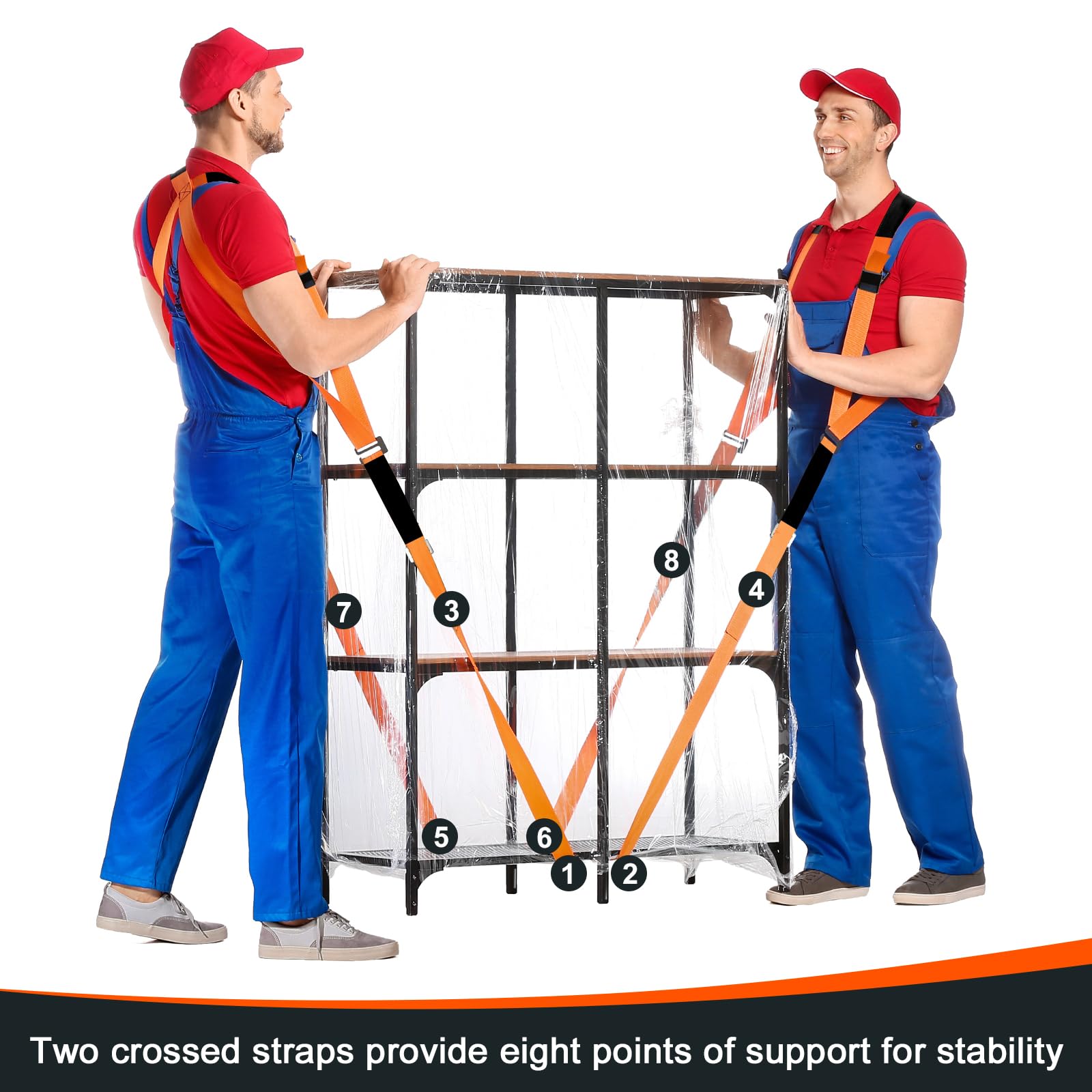 Two Men Lifting Heavy Material