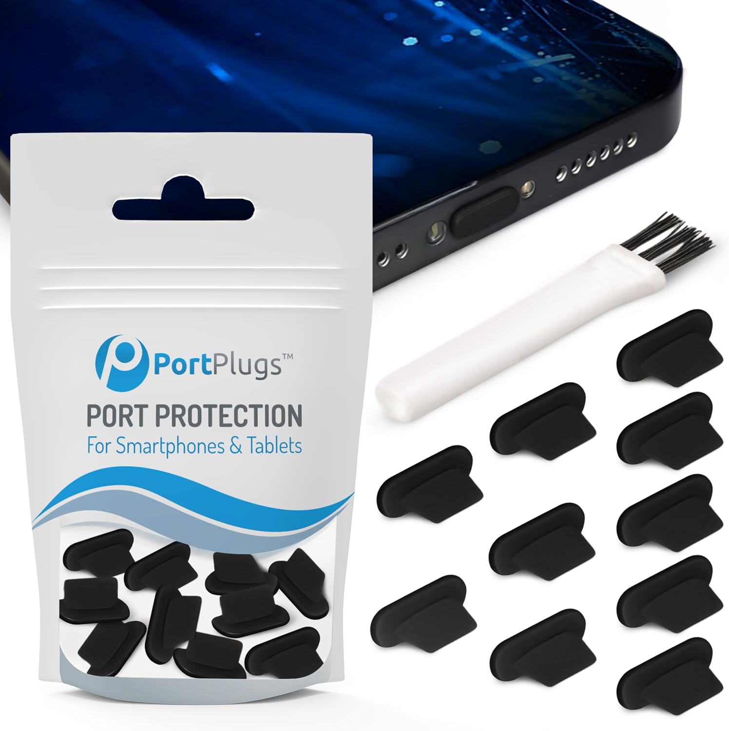 Amazon.com: PortPlugs Anti Dust Plugs (10 Pack) - includes Charging ...