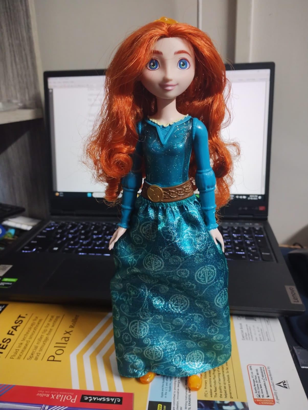 Disney Princess Dolls, Merida Posable Fashion Doll with Sparkling ...