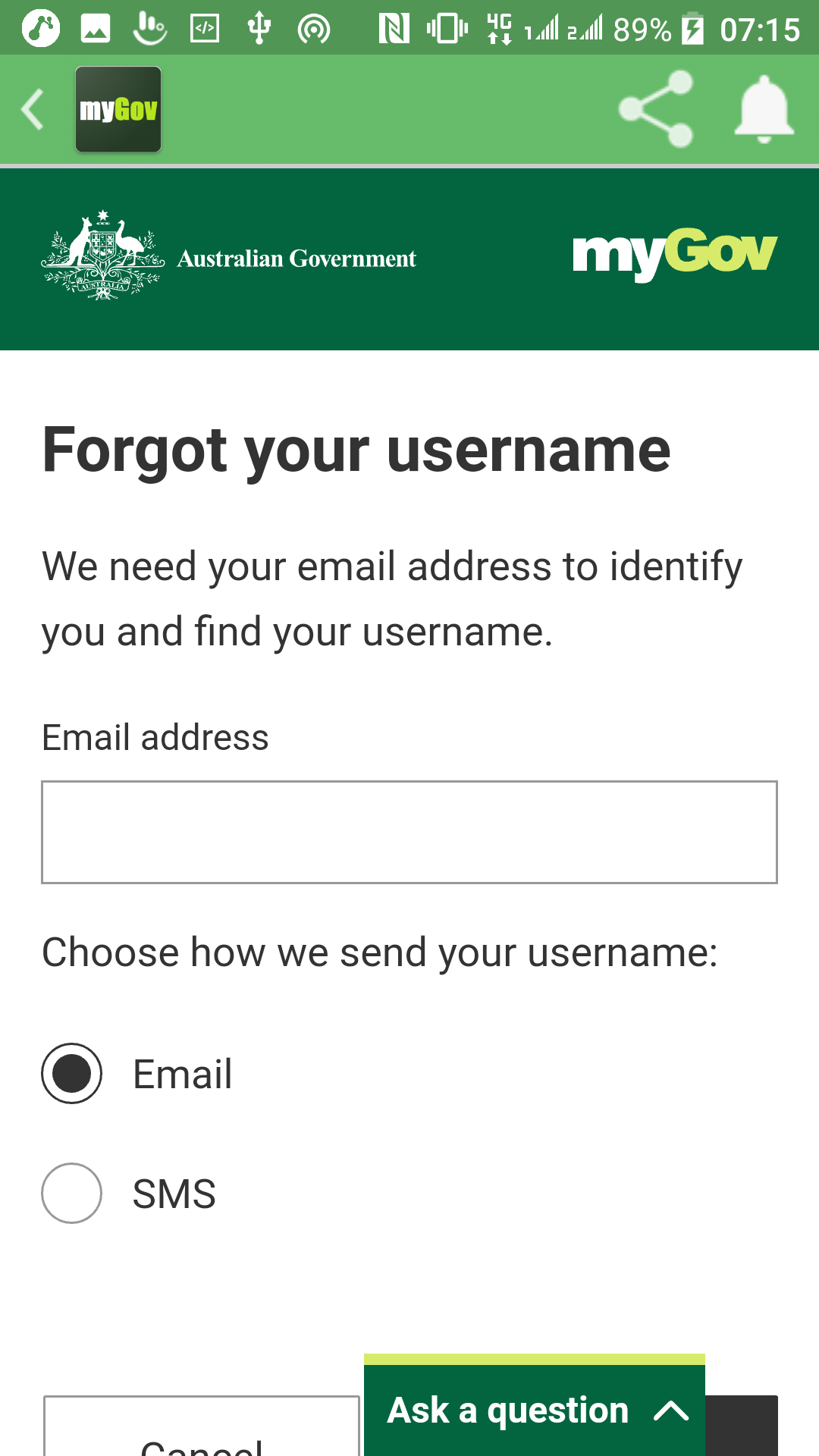 myGov to access online Australian services - App on Amazon Appstore