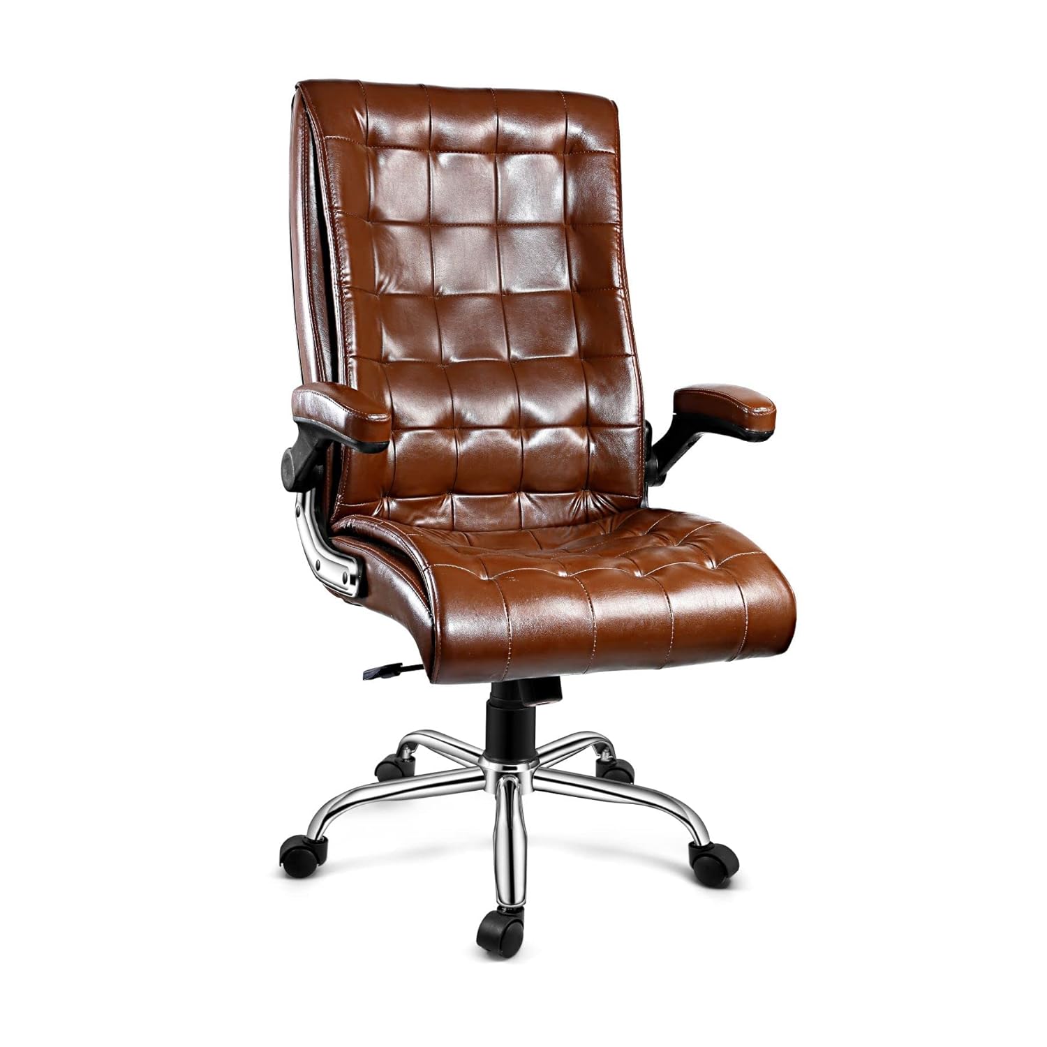 oakcraft Ergonomic Desk Chair/Leather Computer Chair/Swivel/Revolving ...
