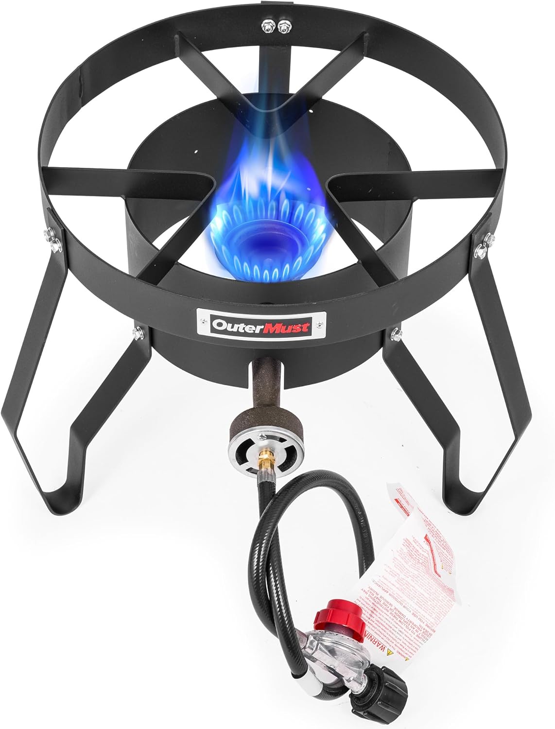 Amazon.com: OuterMust Single Propane Burner, Heavy Duty Gas Stove with ...