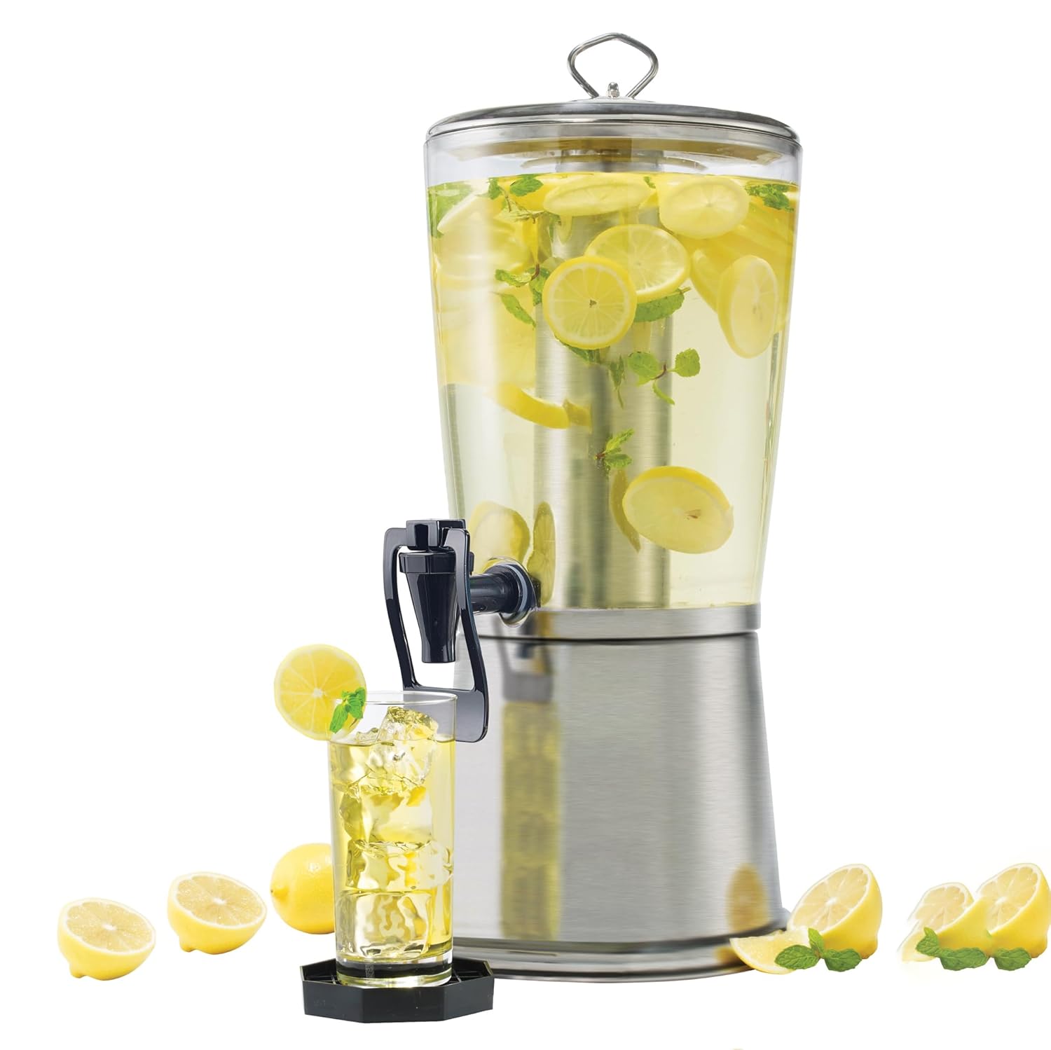 Winco Dispensador de bebidas de 2 galones con soporte y núcleo de hielo : Amazon.com.mx: Hogar y ...
