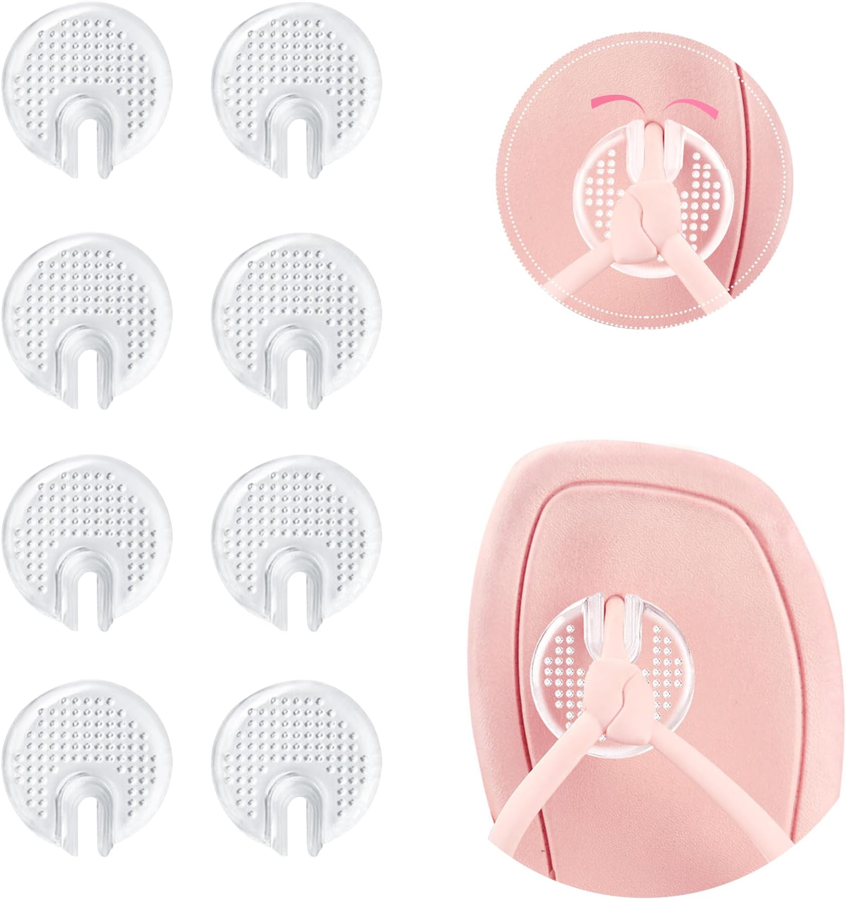 Amazon.com: JEVRKAPZ 4 Pairs Clear Gel Silicone Thong Sandal Toe ...