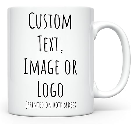 Amazon.com: OBIZAN Personalized Coffee Mug - Add Custom Photo, Text ...