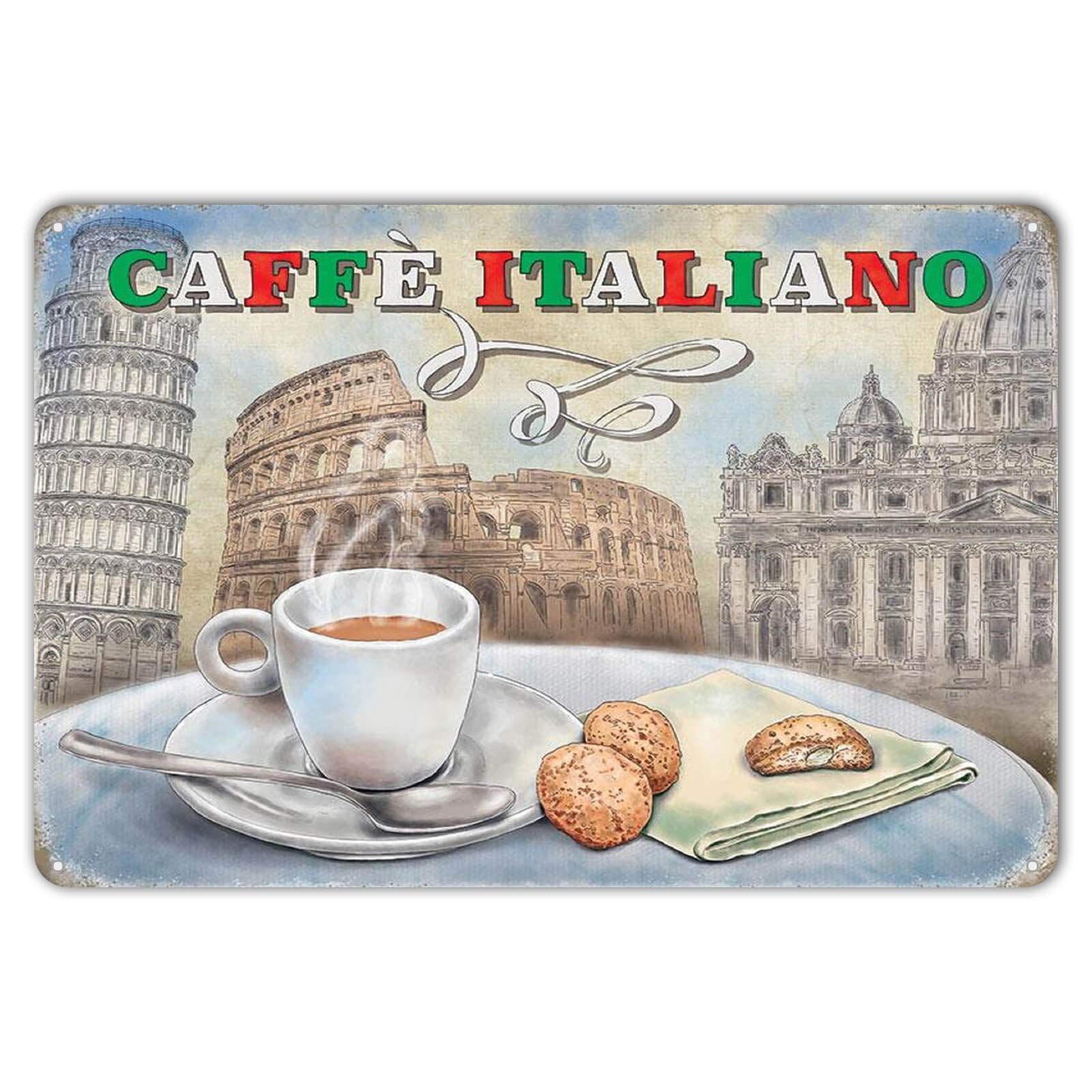 Amazon.com: ZYPENG Wall Decor Italian Coffee Vintage Signs Metal Unique ...