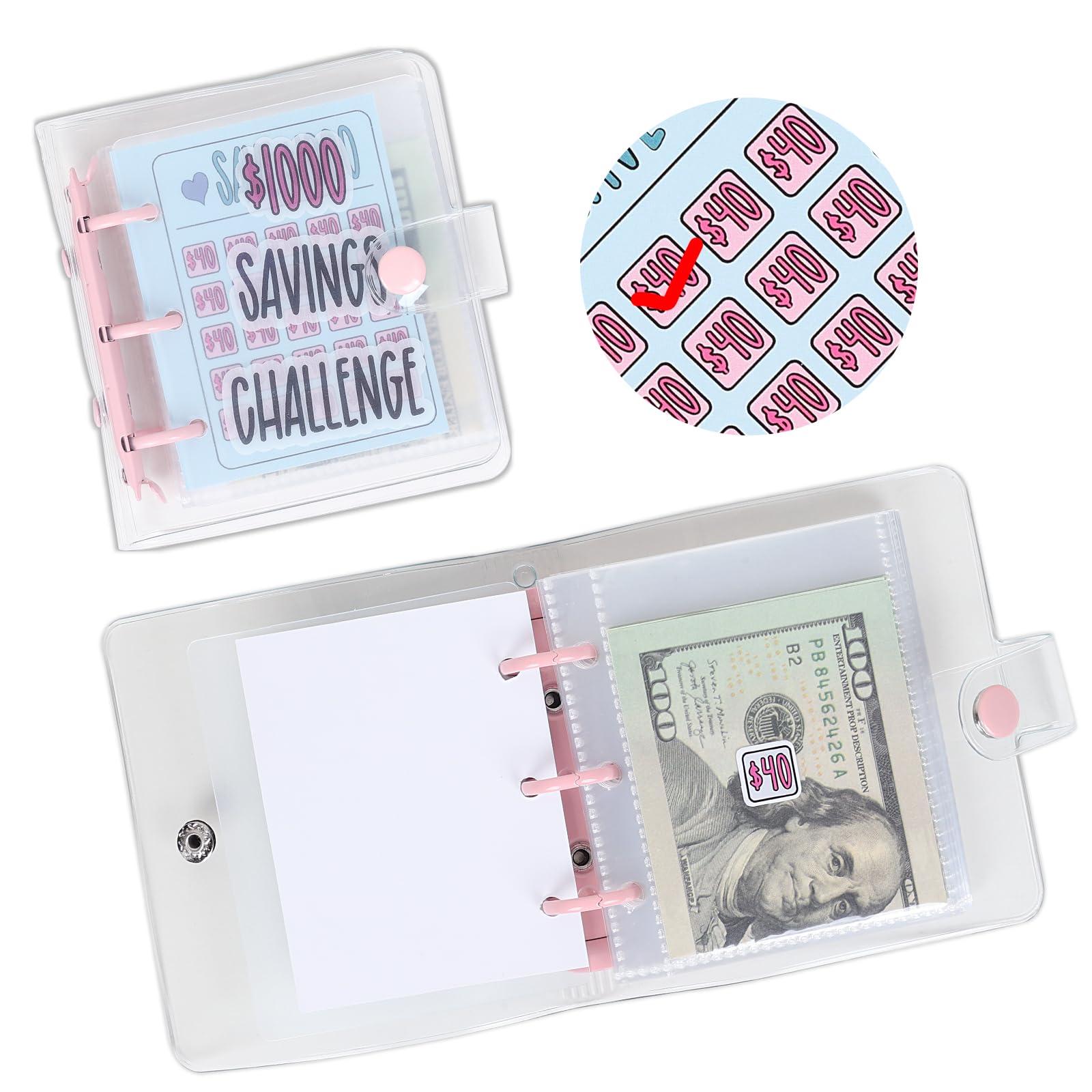 Snapklik.com : 1000 Savings Challenge Binder,Money Saving Challenge ...