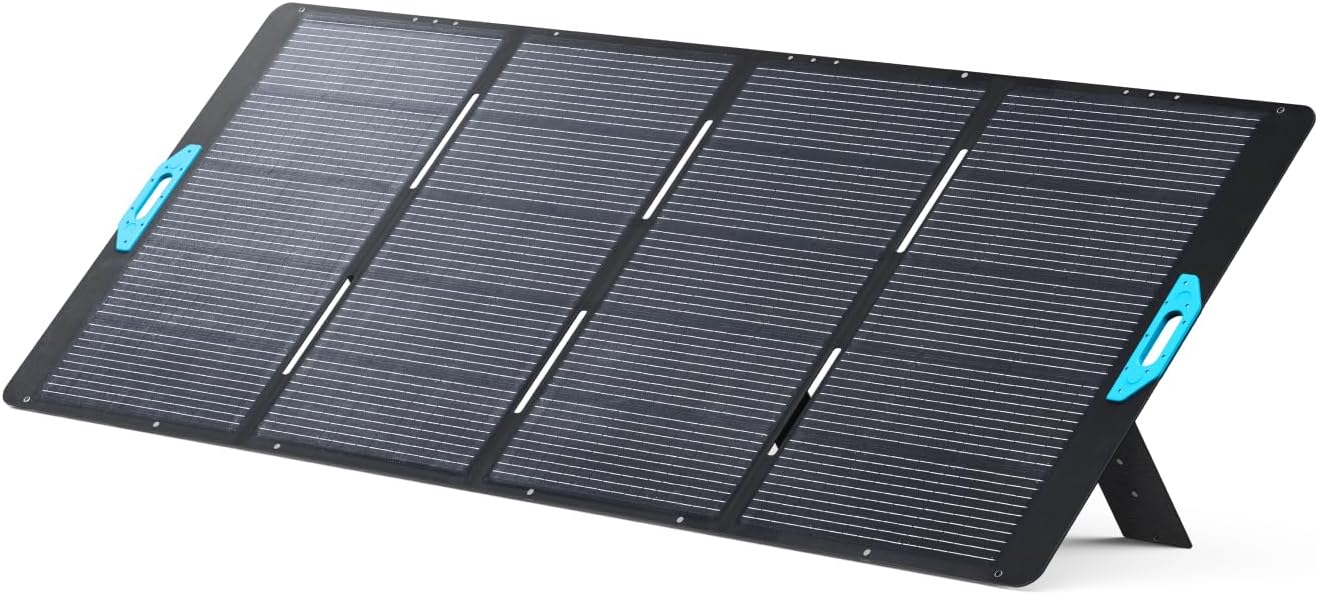 Anker SOLIX PS400 Solar Panel with Adjustable Kickstand, 400W Foldable ...