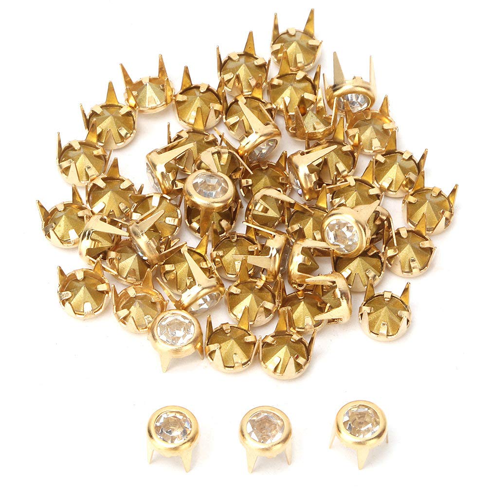 Amazon.com: HEEPDD 50 Pcs Crystal Claw Beads Nailhead DIY Fashion ...