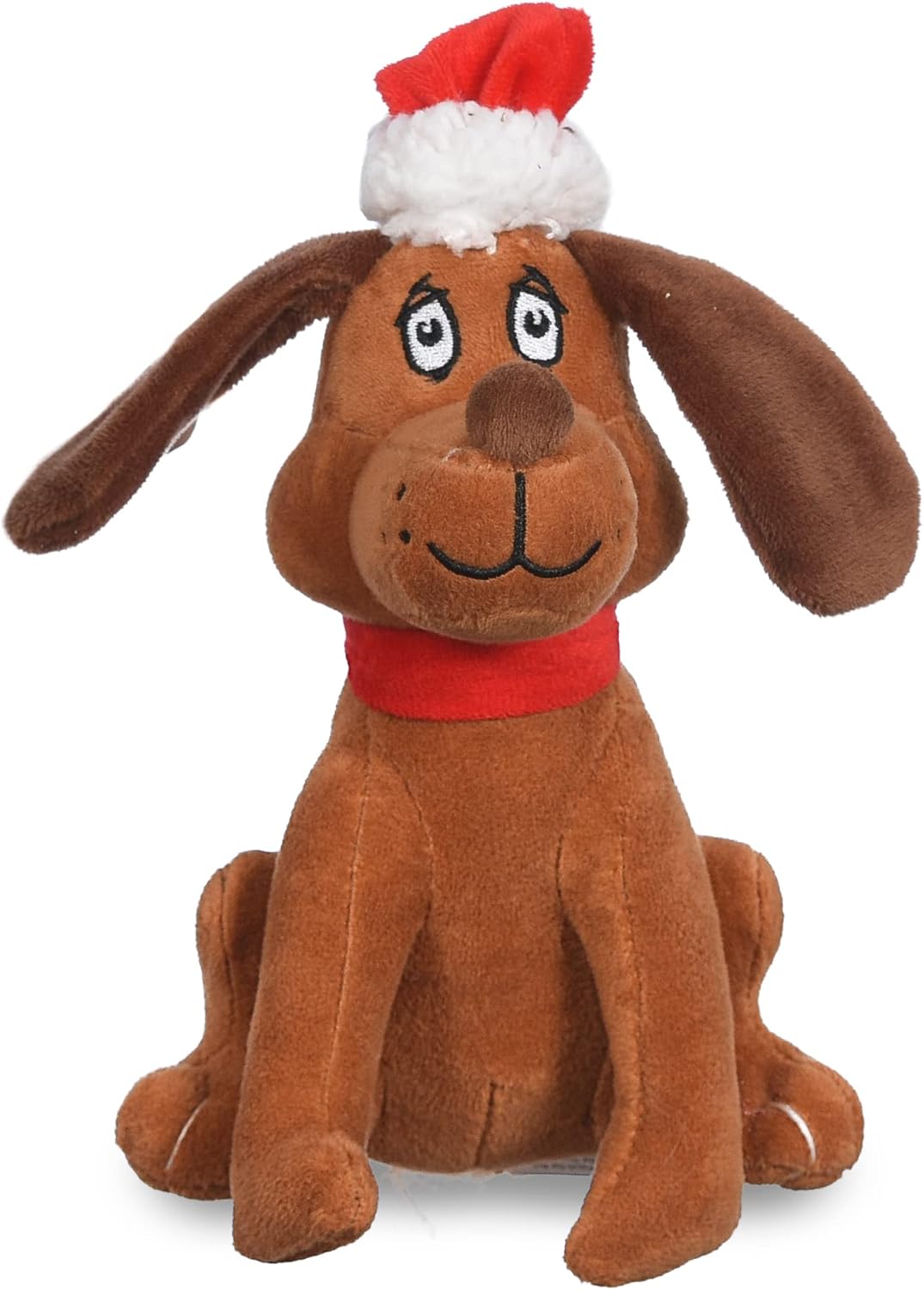 Dr. Seuss for Pets The Grinch Max Santa Figure Plush Squeaky Dog Toy ...