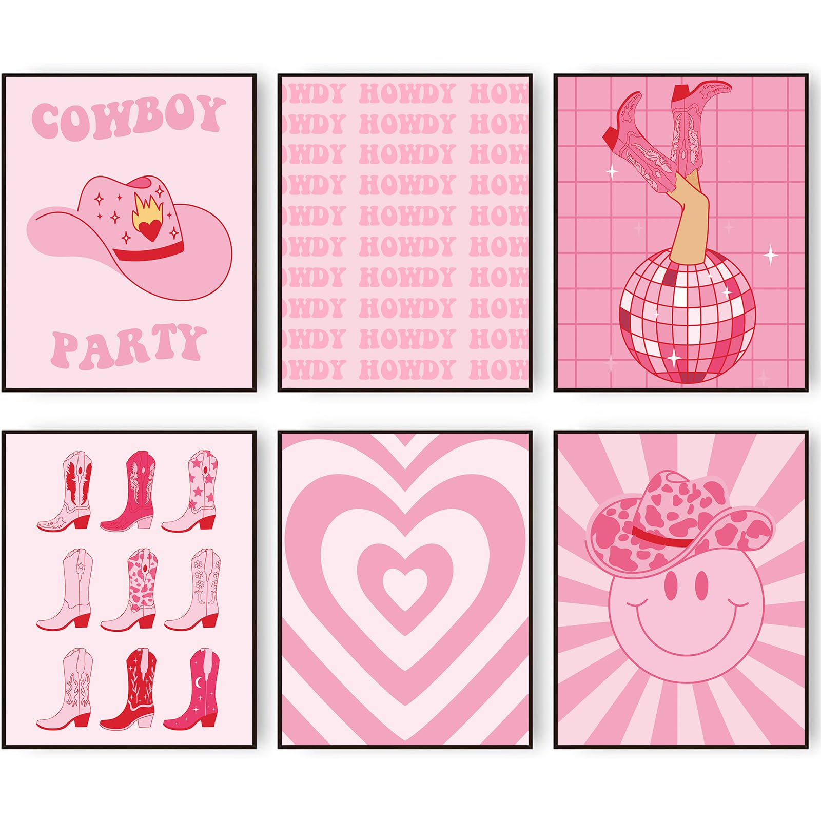 Amazon.com: Preppy Room Decor Danish Pastel Wall Art Decor Aesthetic ...