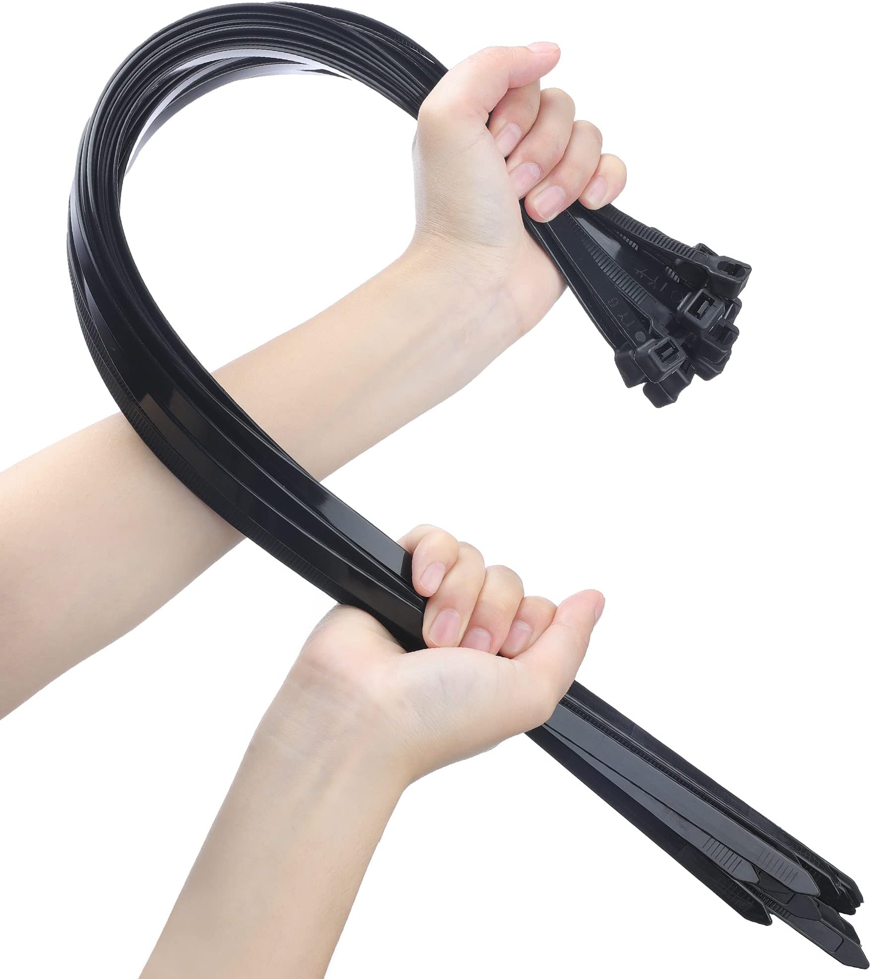 Amazon.com: Zip Ties Heavy Duty 24 Inch，Strong Large Black Zip Ties ...
