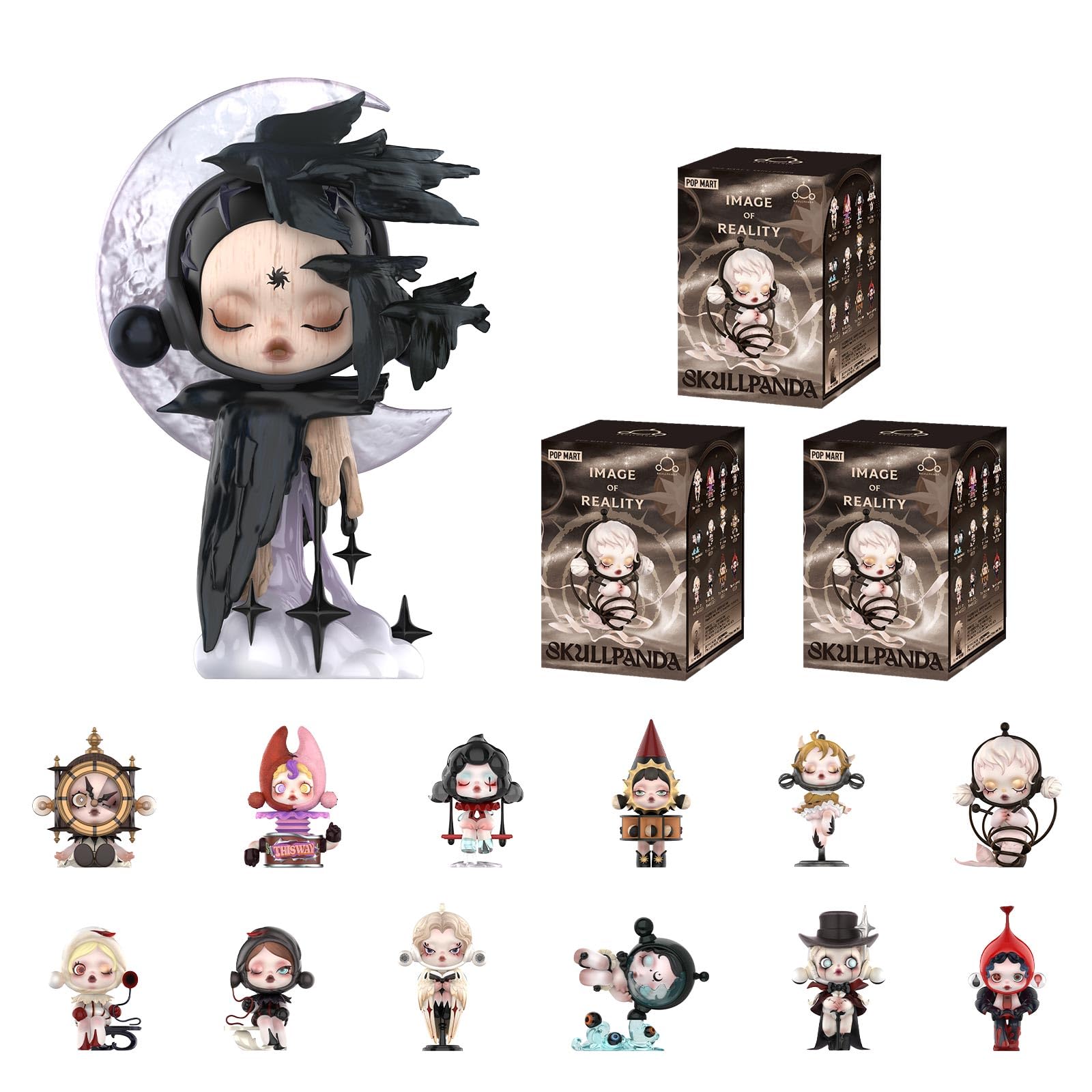 Snapklik.com : POP MART SKULLPANDA Image Of Reality Blind Box Figures