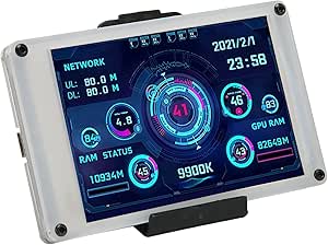 3.5 Inch IPS Dual USB Mini Screen, PC Sensor Panel Display for AIDA64 ...